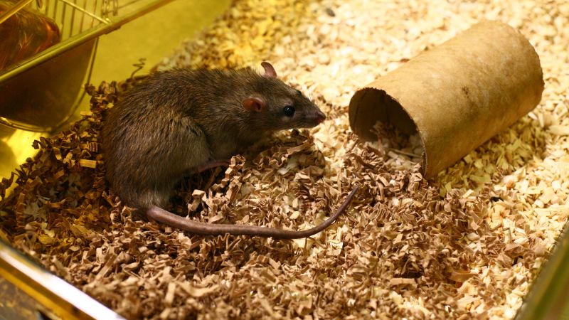 Cinnamon rat in cage :: Understanding Animal Research